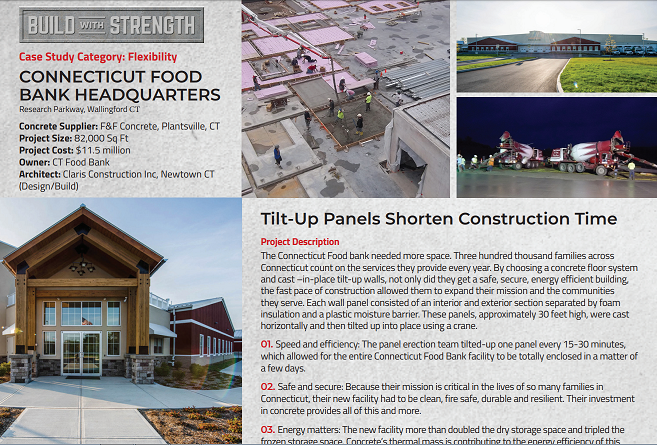 Connecticut Food Bank Headquarters Case Study – Build With Strength